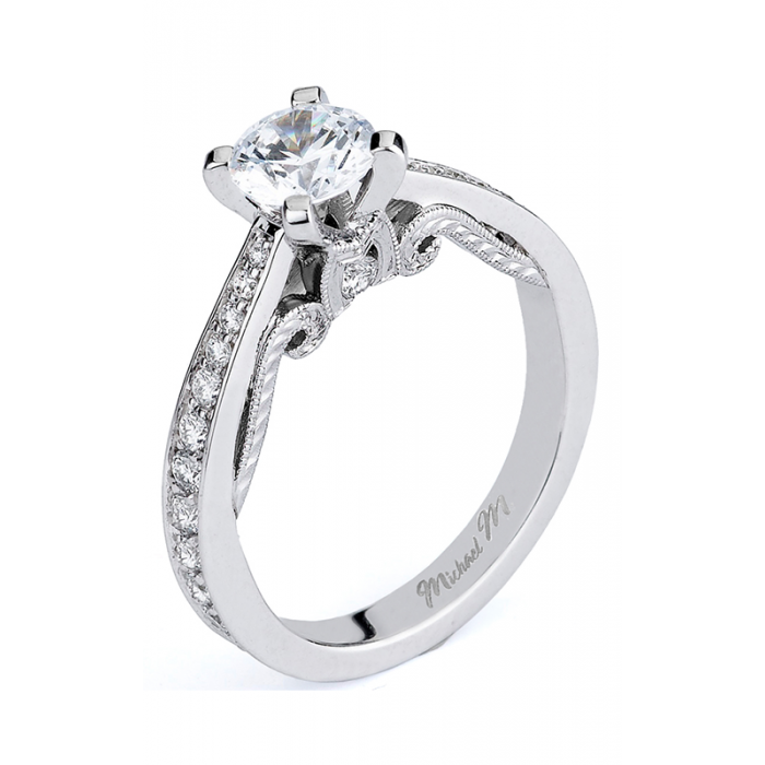 MICHAEL M Platinum Engagement Ring R567 - Michael M - Engagement