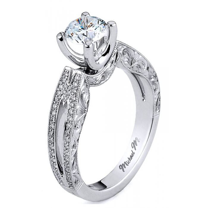 MICHAEL M Platinum Engagement Ring R593 - Michael M - Engagement
